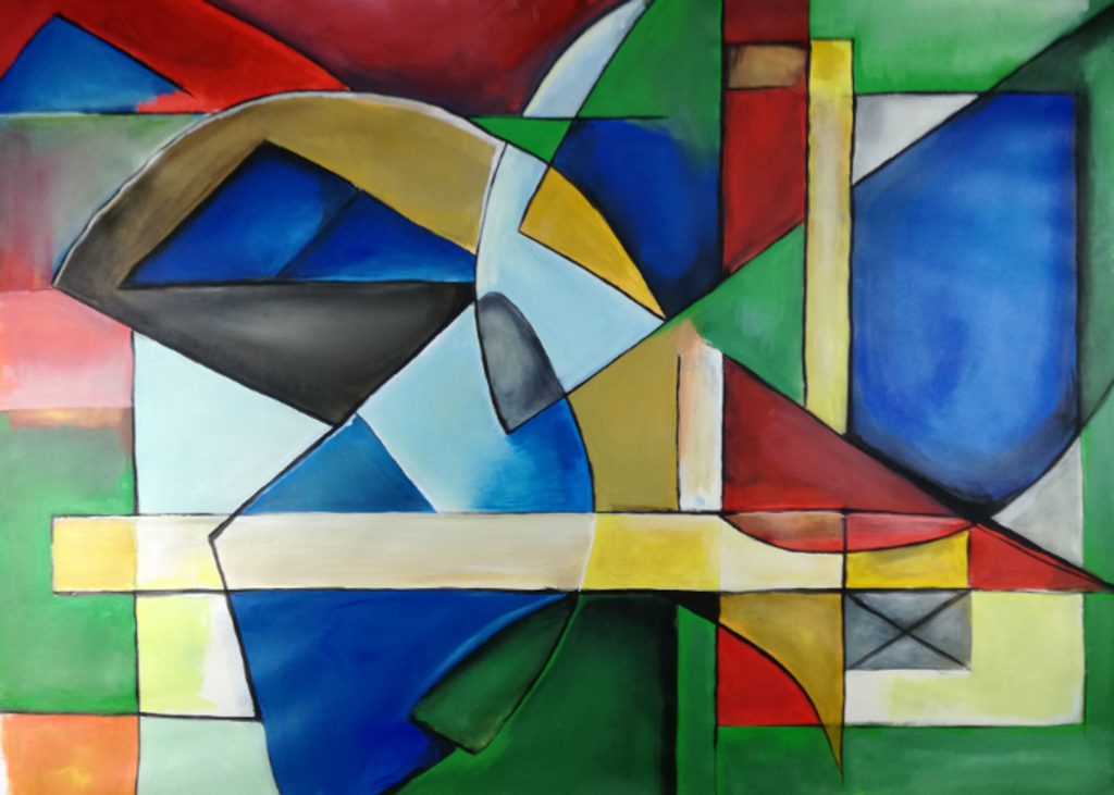 dipinti moderni geometrici 140x100
